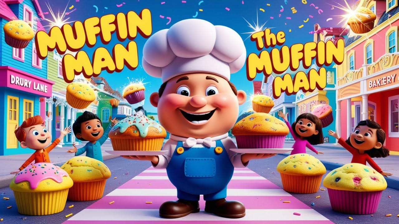 The Muffin Man Poem |Nursery Rhymes & Kids Songs | Muffin Man Song ...