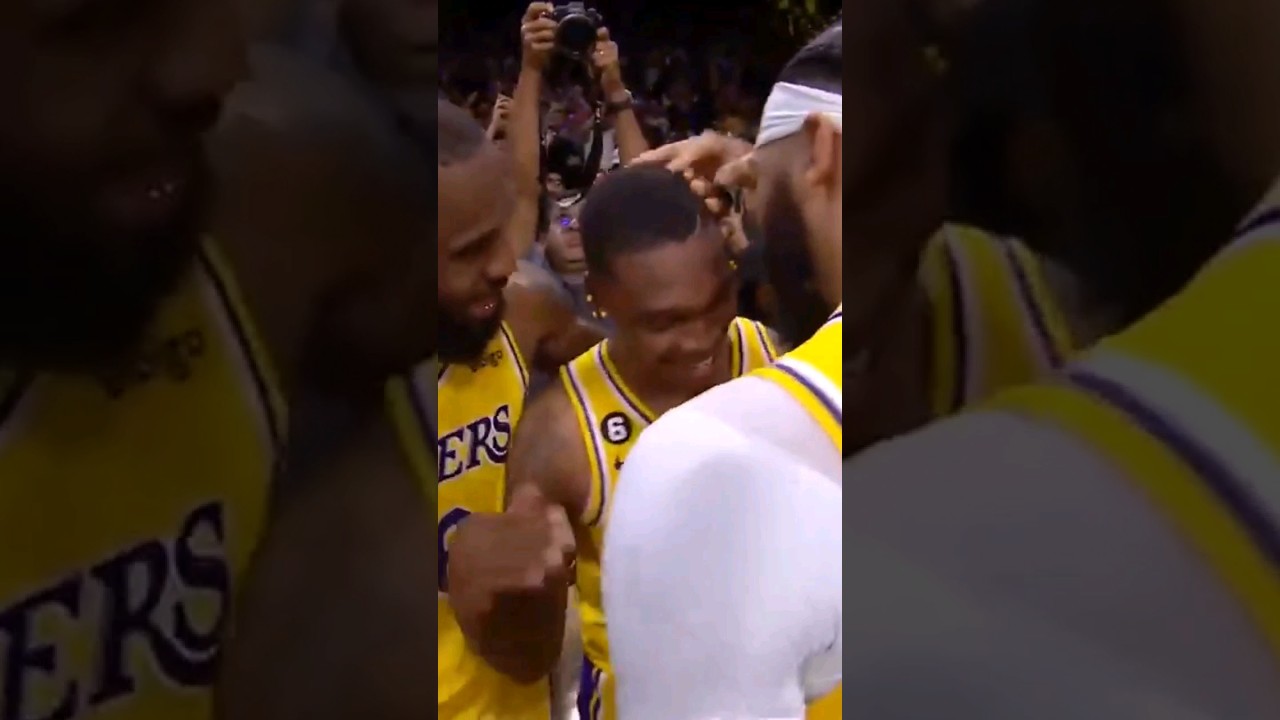 Lonnie WALKER receives big salute from Lebron & warm hugs from his ...