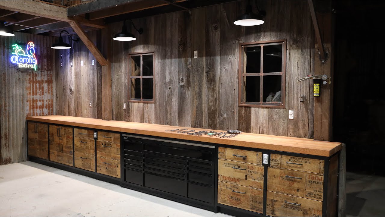 Shop Workbench pt. 1 - Welding the Metal Frame - YouTube