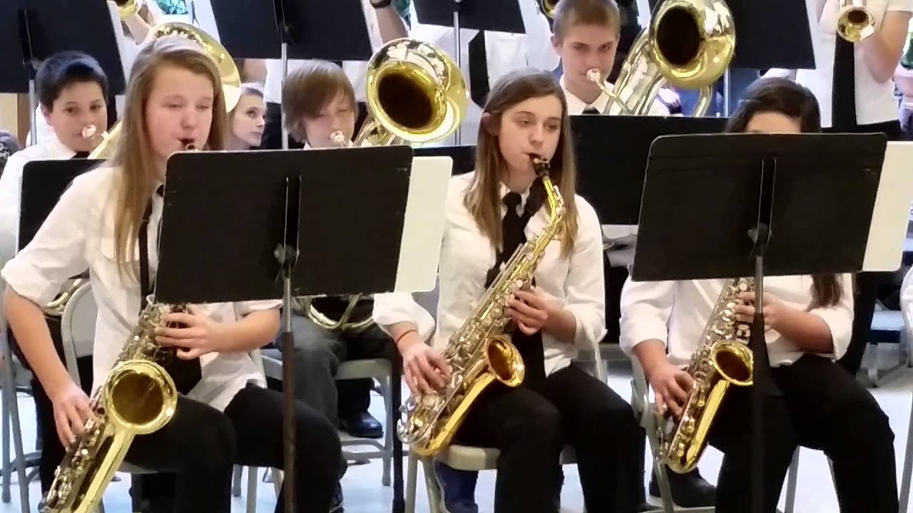 Cheney middle school jazz band. Deck the halls - YouTube