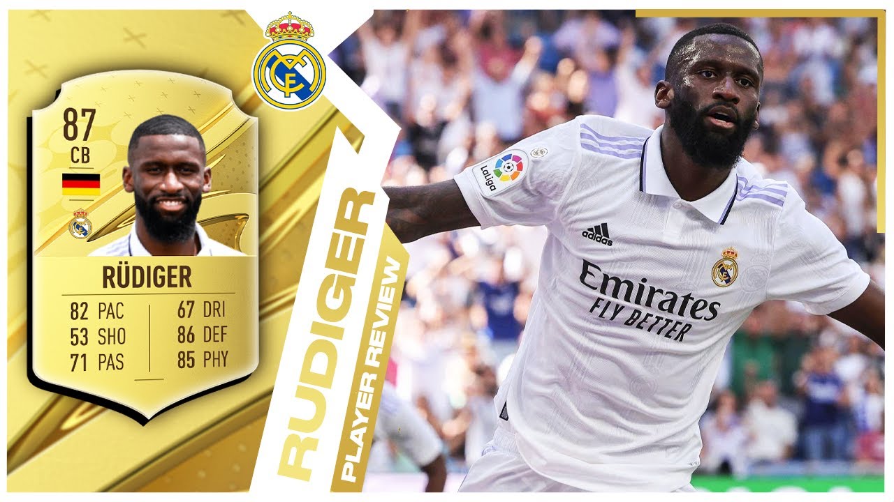 🤩 TOP 3 MEJORES DEFENSAS?! |ANTONIO RUDIGER 87 PLAYER REVIEW | FIFA 23 ...