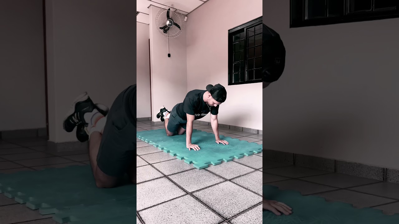 Treino em casa - Flexão de braço fechada - YouTube