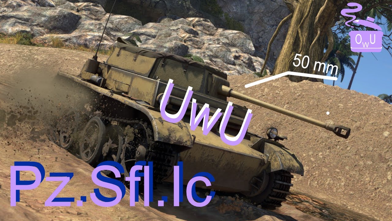 Panzer II with BIG GUN- Pz.Sfl.Ic Review - YouTube