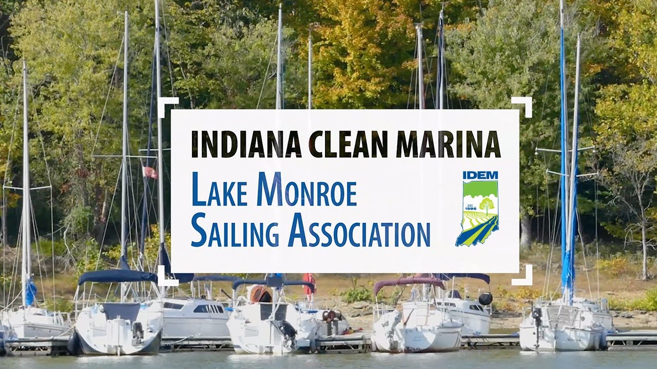 Indiana Clean Marina: Lake Monroe Sailing Association - YouTube