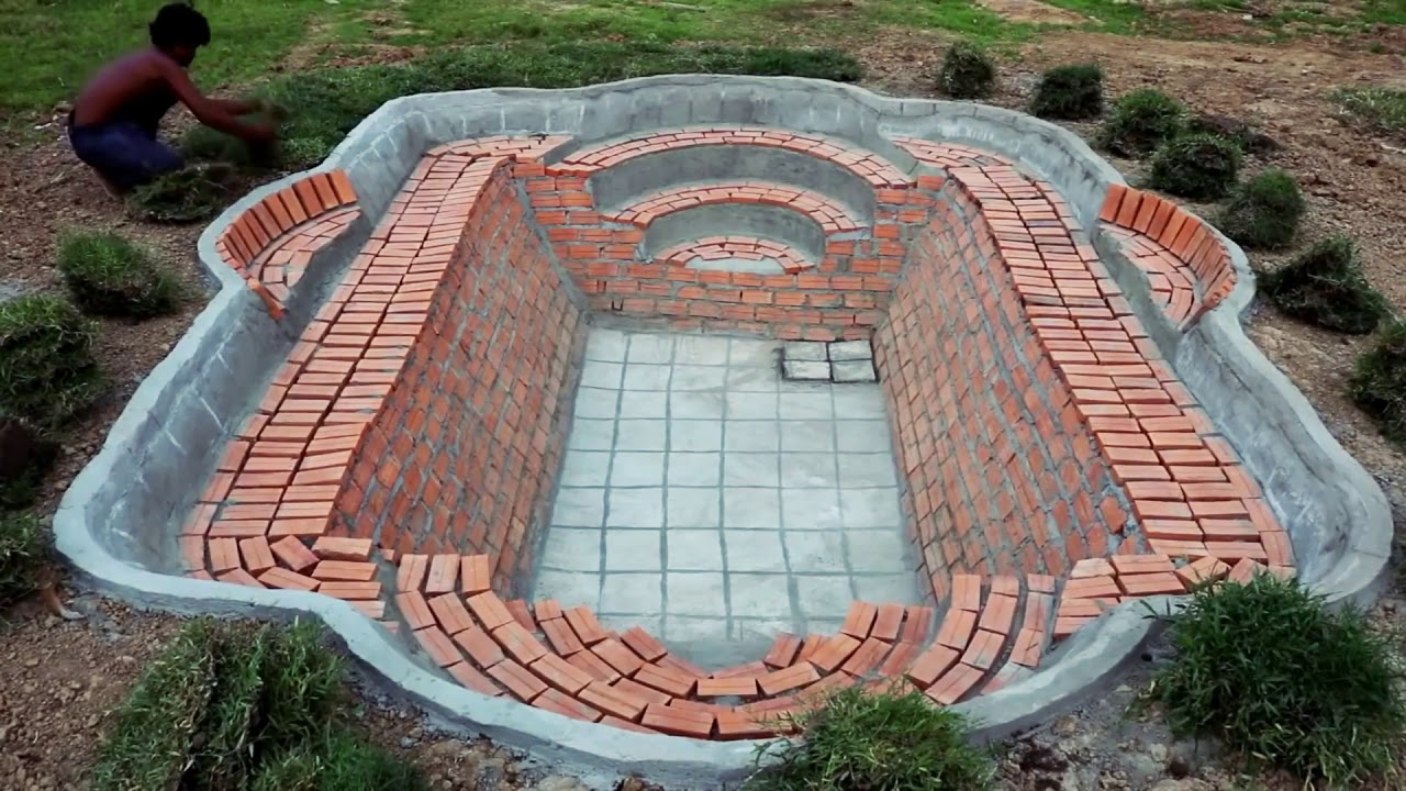 how to build a swimming pool - YouTube