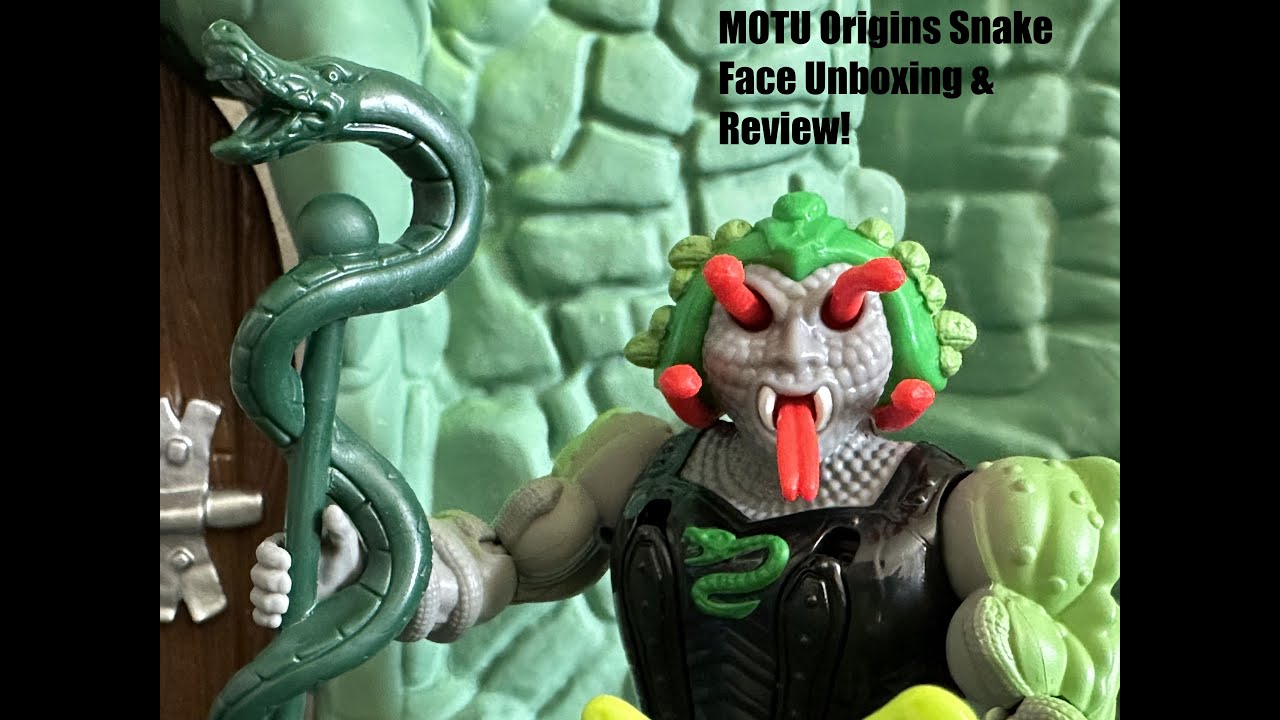 MOTU Origins Deluxe Snake Face Unboxing & Review! - YouTube
