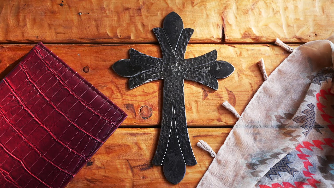 How to Forge Our Fancy Cross - YouTube