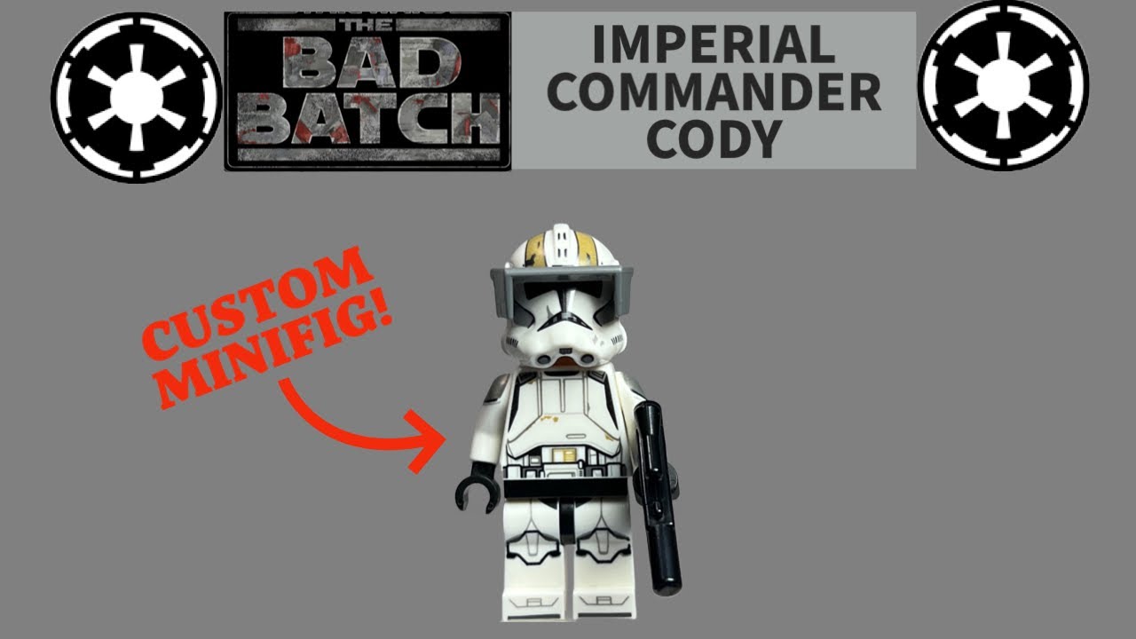 HOW TO BUILD IMPERIAL COMMANDER CODY! LEGO CUSTOM - YouTube