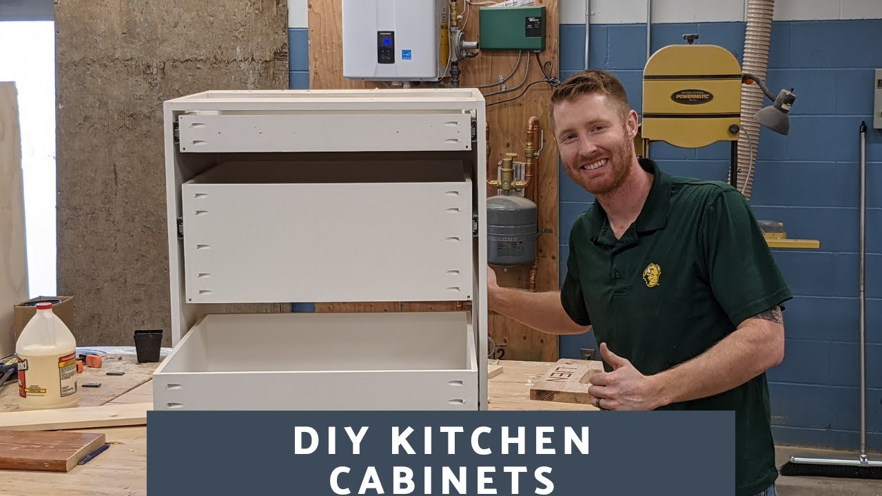 Building shaker style cabinets \\ Part 1 cabinet frames - YouTube