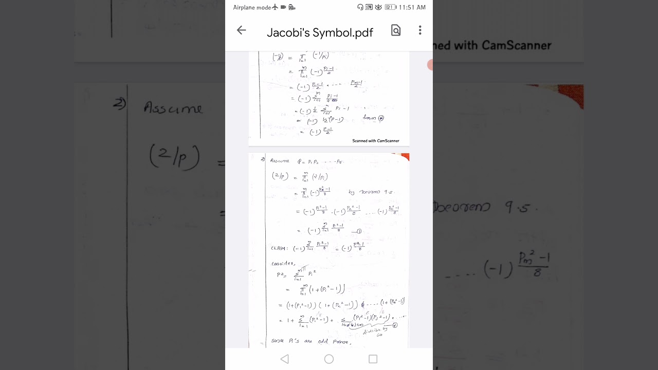 Properties of Jacobi's Symbol - YouTube