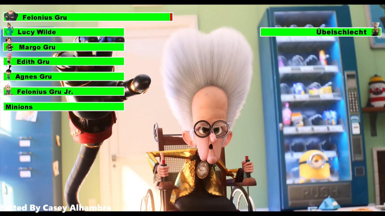 Despicable Me 4 (2024) Final Battle with healthbars 1/2 (400K ...
