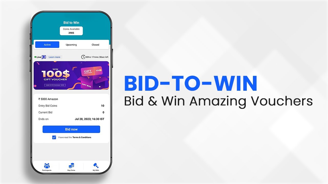 Bid-to-Win | Bid and Win Exciting Vouchers | Bidding Game | Top ...