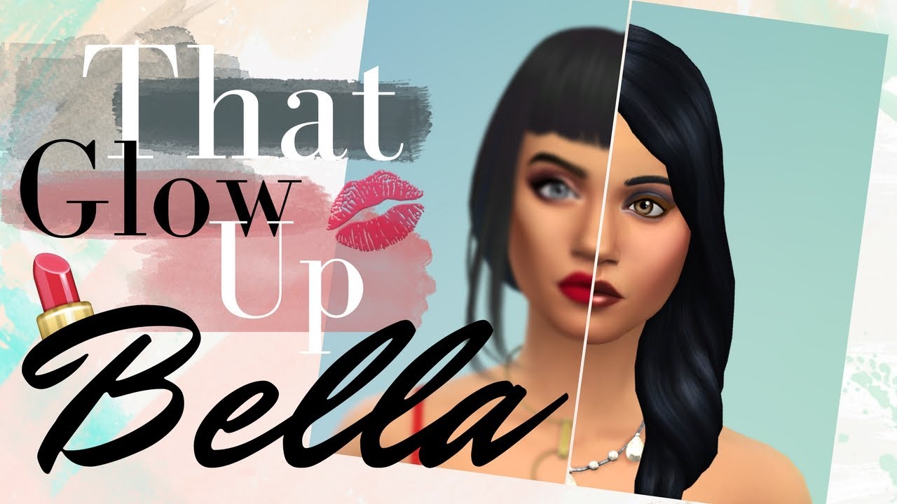 The Sims 4: THAT GLOW UP - Townie Makeover - BELLA GOTH - YouTube