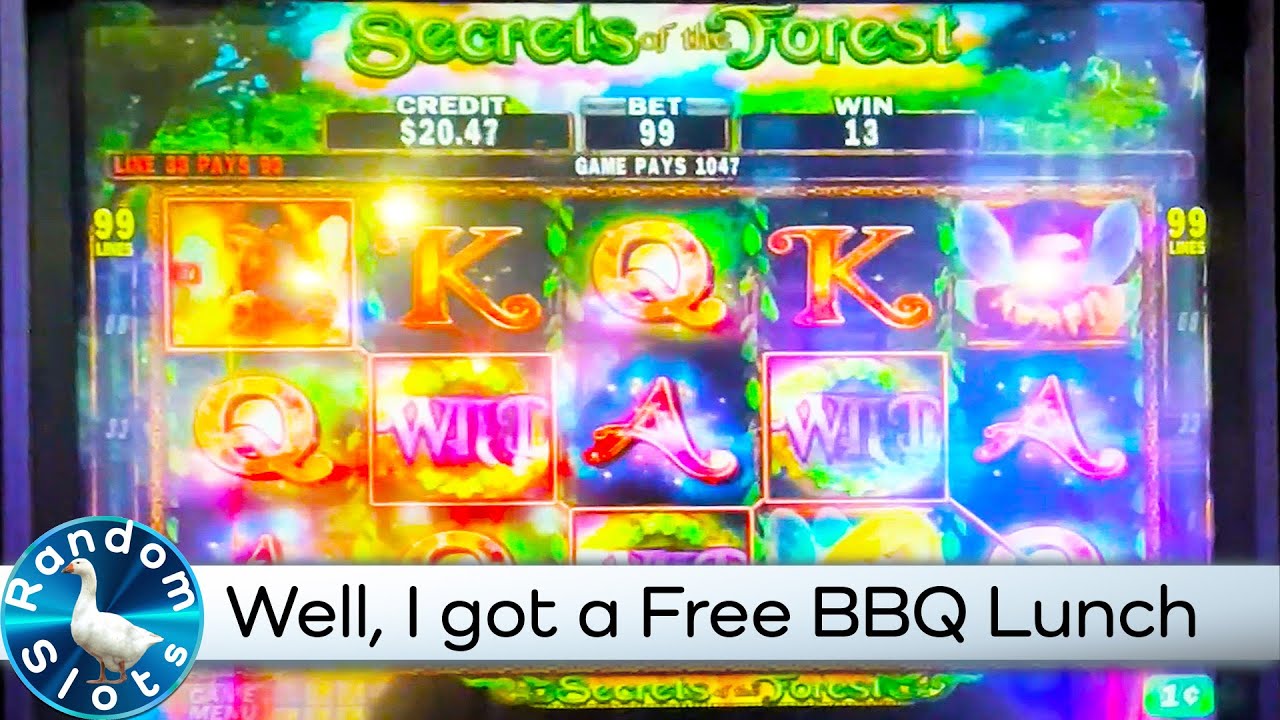 Secrets of the Forest Slot Machine with BBQ Lunch - YouTube