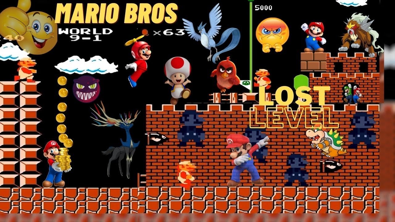 Super Mario Bros 2 The Lost Levels HD Full Walkthroug Gameplay #gaming ...