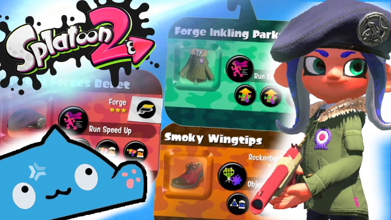 Splatoon 2 - Gear Coaching [Nzap 83 Object Shredder Kit] - YouTube