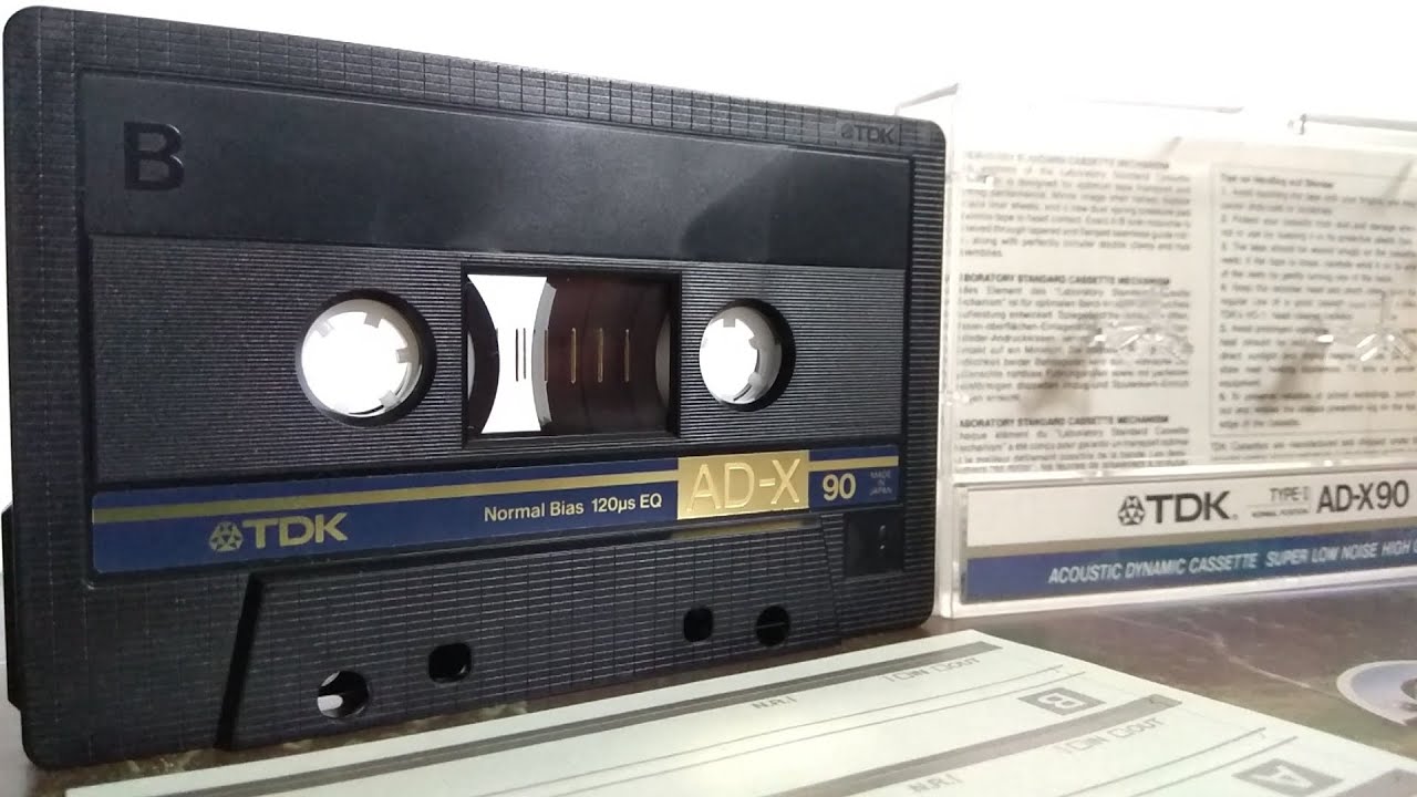 TDK AD-X90 кассета 1986 г выпуска, плёнка I (normal) made in japan ...