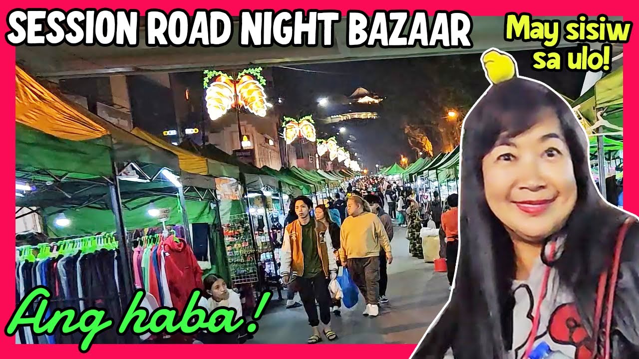 🇵🇭SESSION ROAD NIGHT MARKET BAGUIO CITY 2024 - YouTube