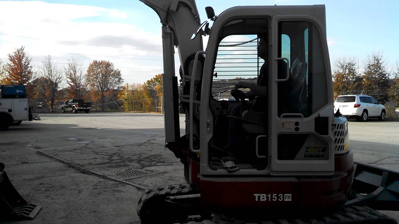 TAKEUCHI TB153 2 - YouTube