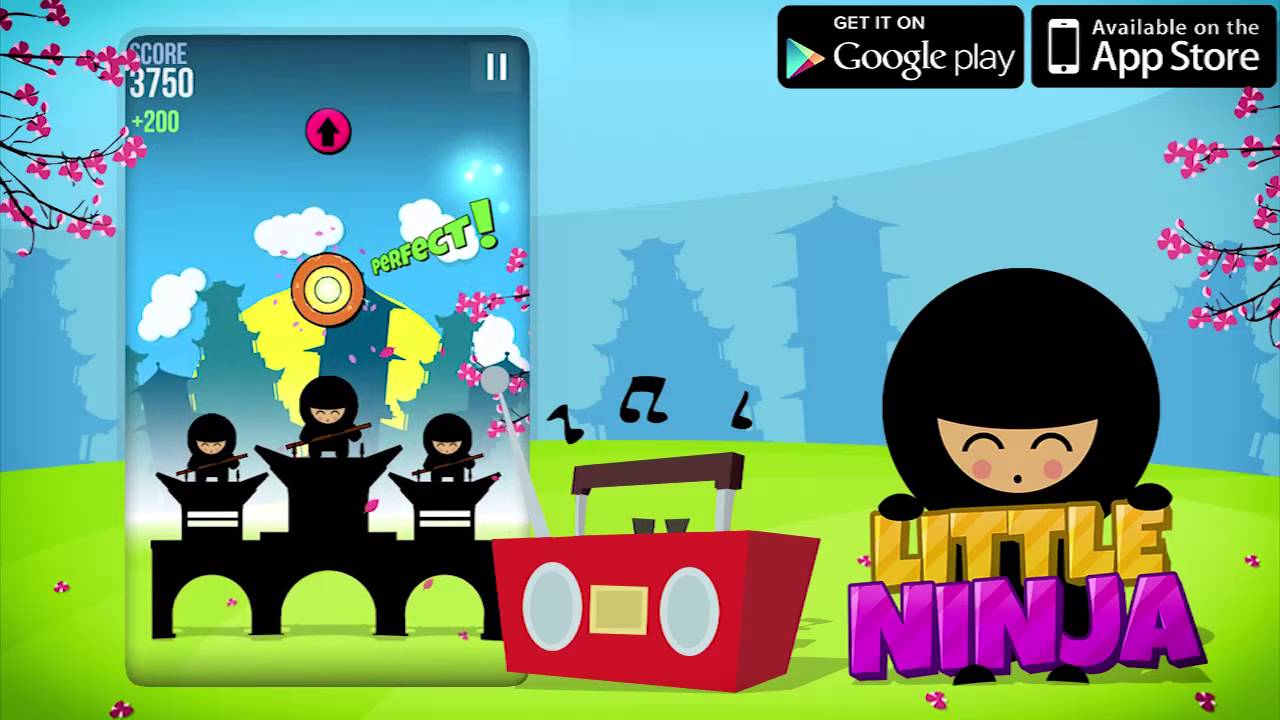 Little Ninja (IOS/ANDROID ) rhythm game - YouTube