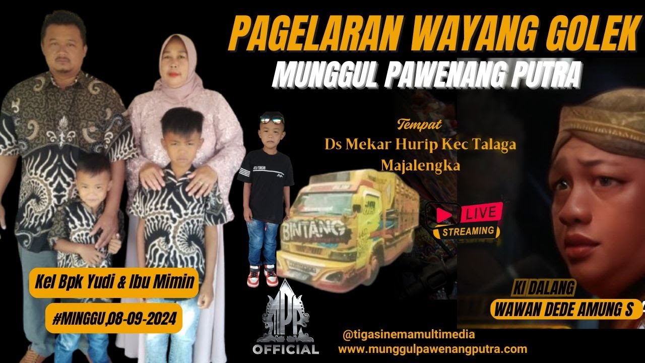 🛑 Live Wayang Golek MPP Dl.Wawan Dede AS Ds Mekar Urip Talaga ...