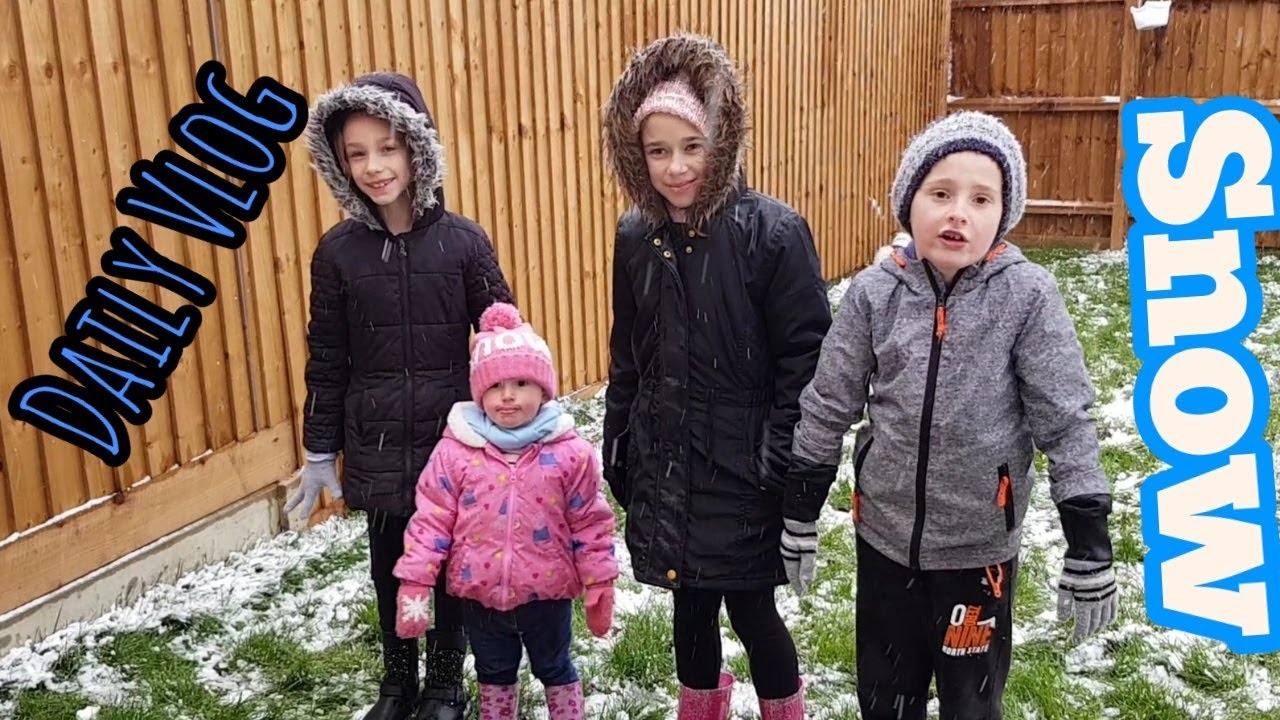 We got a little bit of snow | Daily Vlog | Steve's Vlogs - YouTube