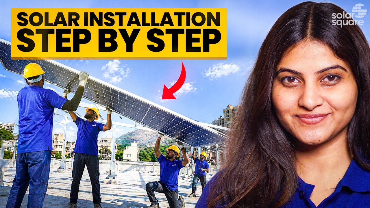 Rooftop Solar Complete Step-By-Step Installation For Home | Solar Panel ...