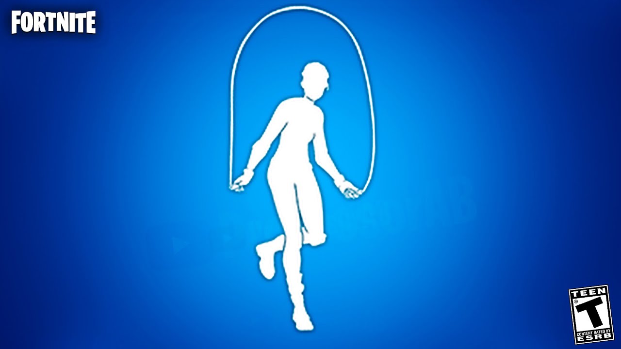 Fortnite Jump Rope Jig Emote 1 Hour Version! With All Thicc Girl Skins ...