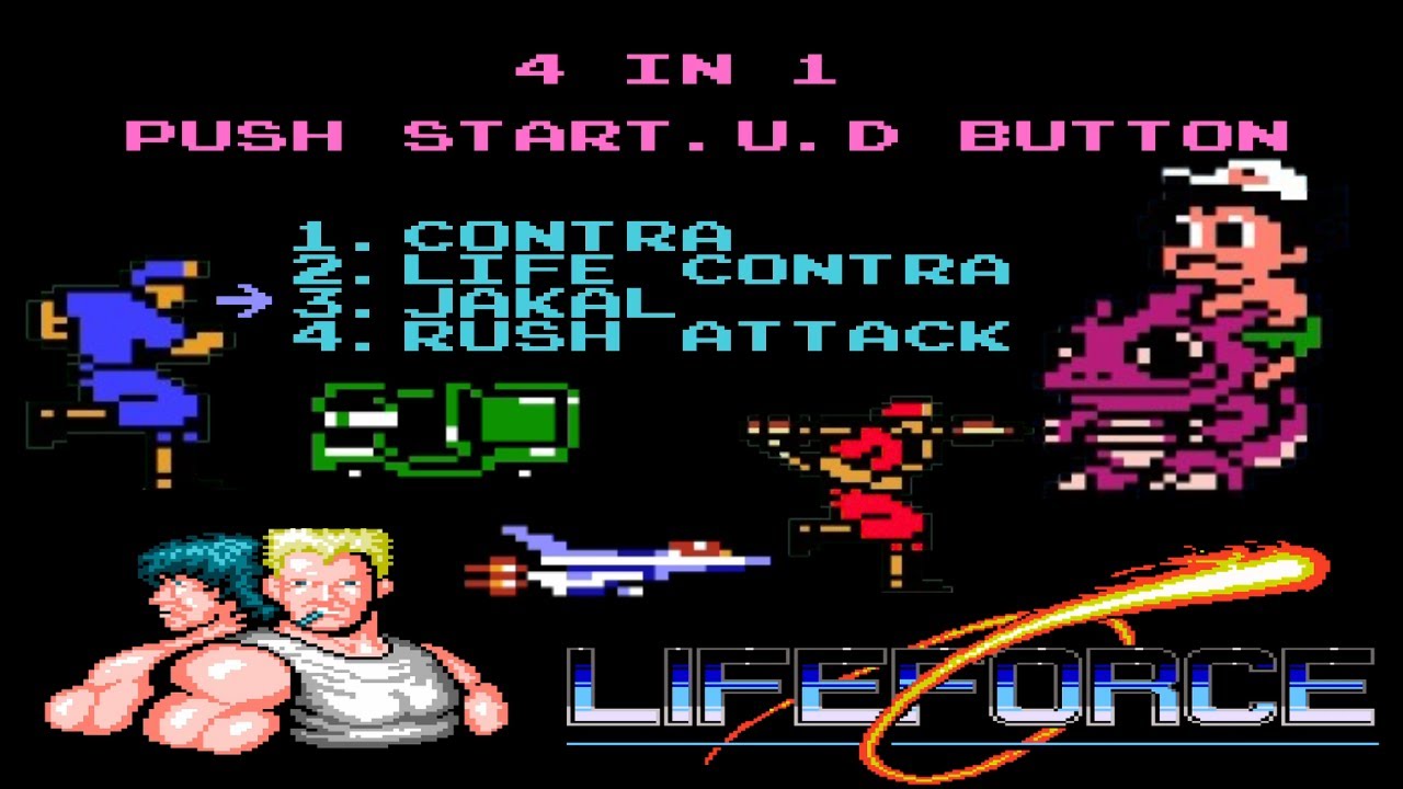 NES 4-Game Mega Pack : NES 4 in 1 Games - YouTube