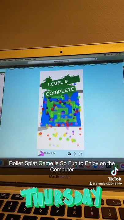 Roller Splat Game is So Fun to Enjoy on the Computer - YouTube