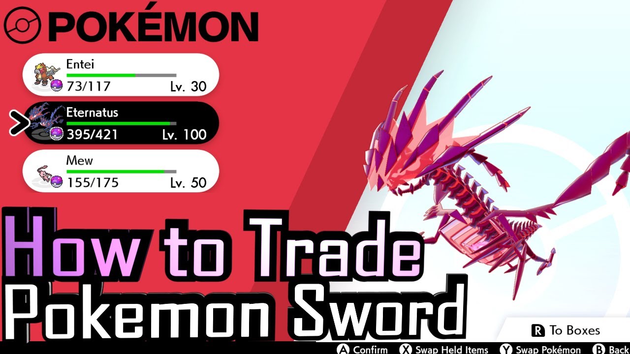 How to Trade in Pokemon Sword - YouTube