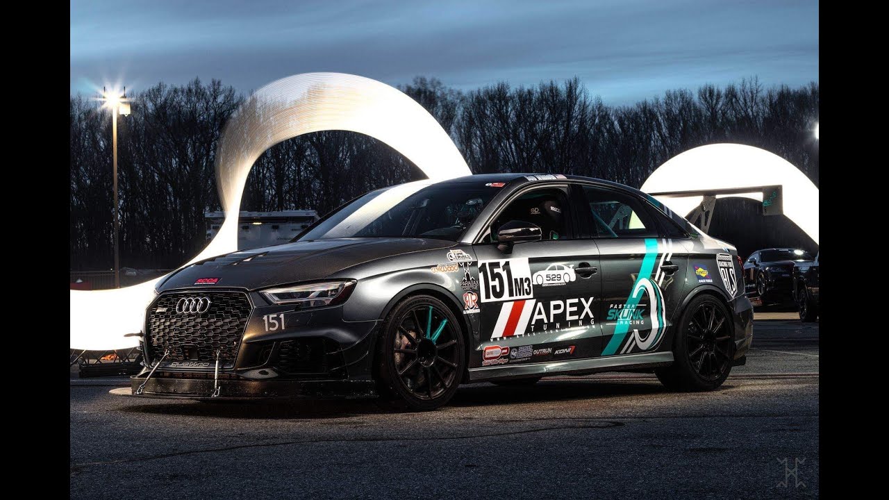 FasterSkunk Racing 2018 Audi RS3 1:31.7 at the NCCAR NC Region SCCA ...