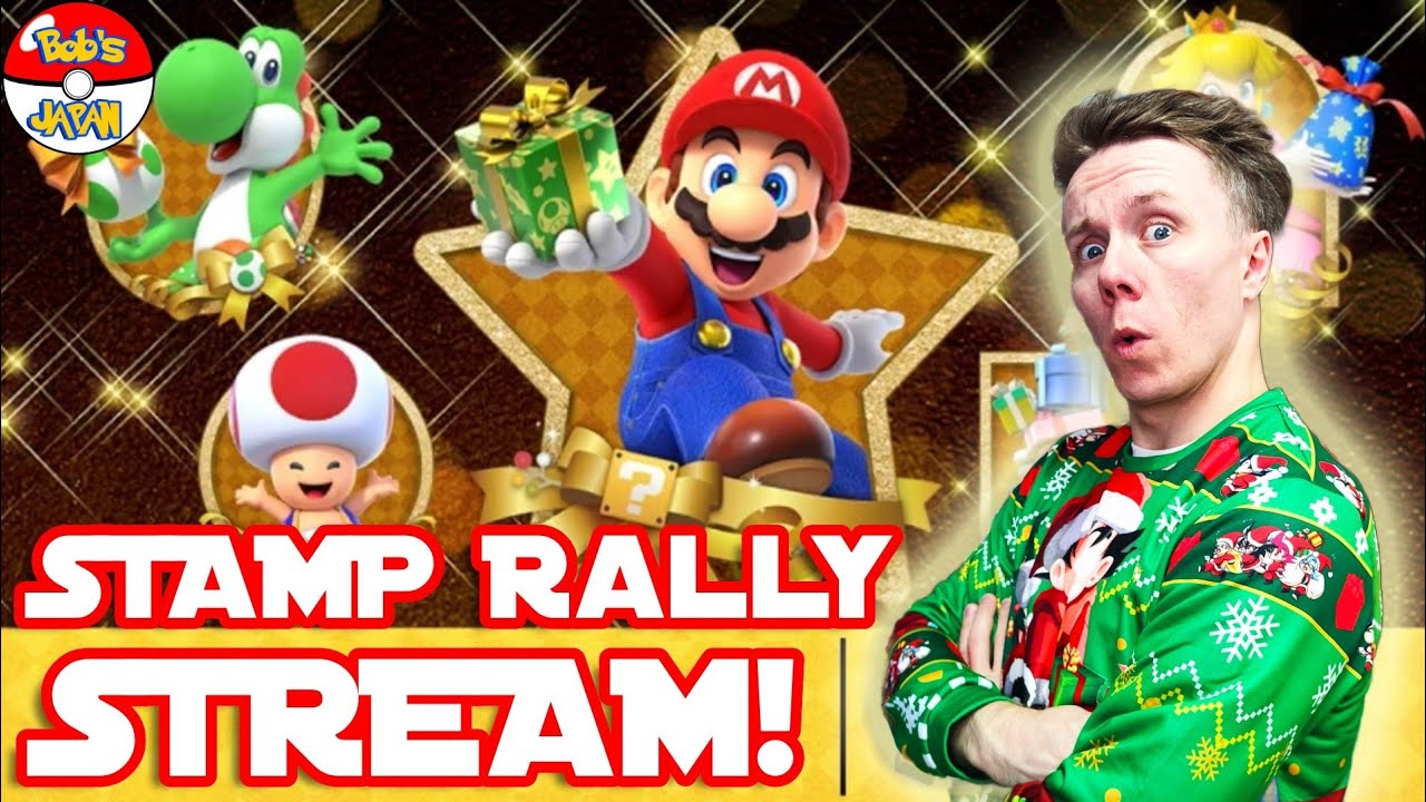 Marunouchi Super Mario Stamp Rally Stream! Let's try to get all the ...