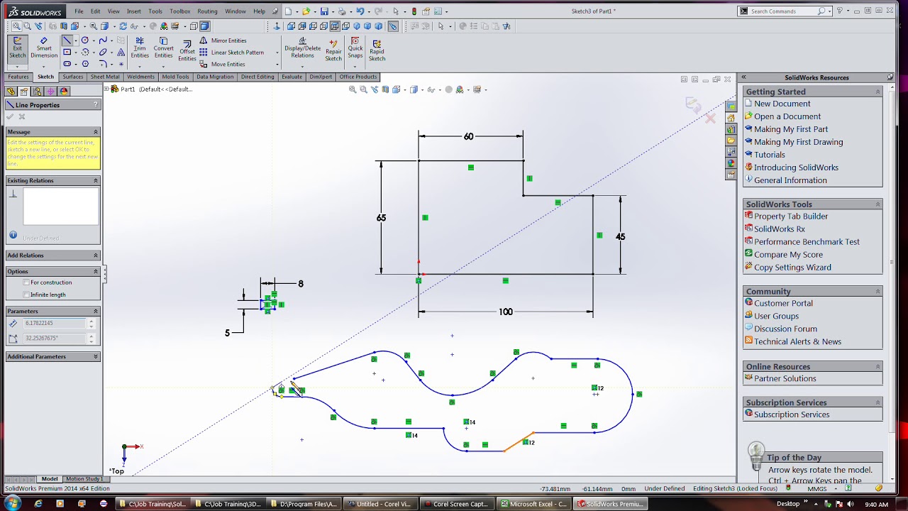 SolidWorks 40 drawing tips 2 - YouTube