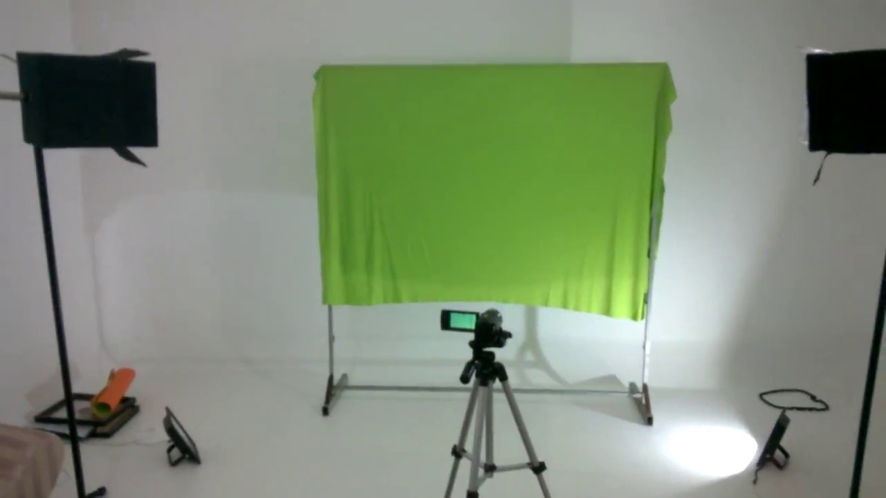 Estúdio Chroma key Caseiro Barato - YouTube