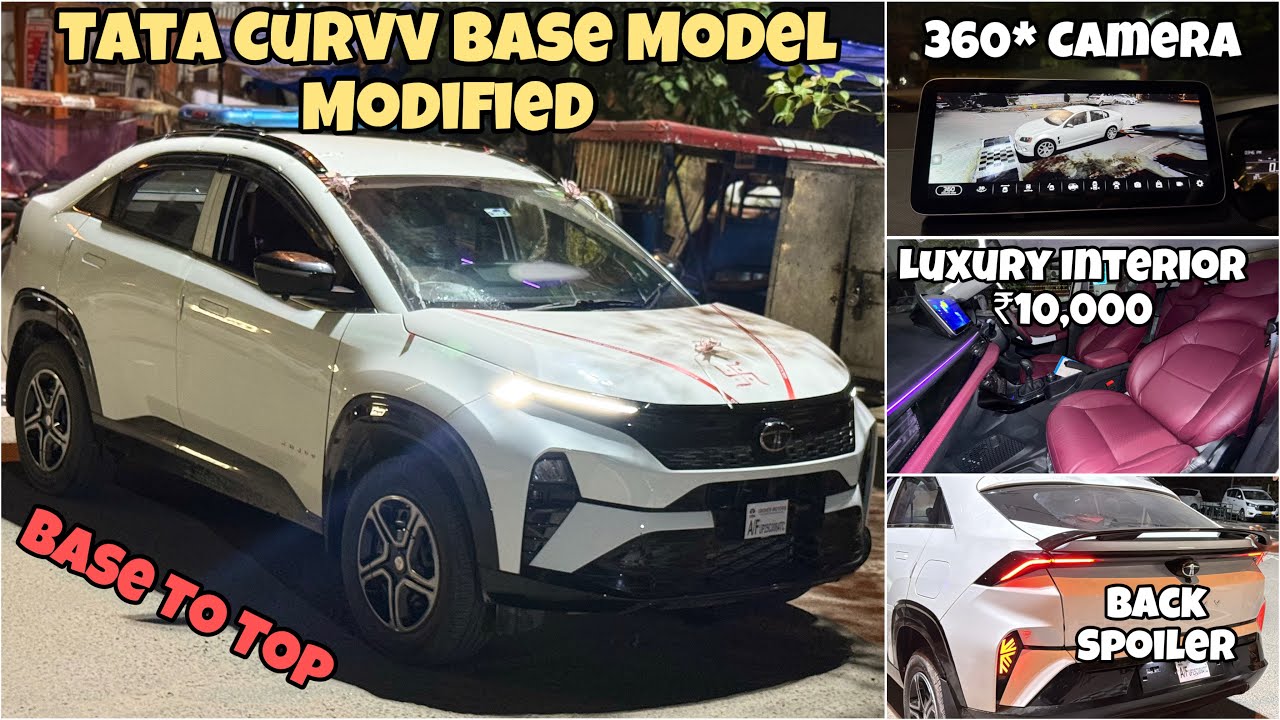 NEW TATA CURVV BASE MODEL MODIFICATION WITH PRICE TATA CURVV MODIFIED ...