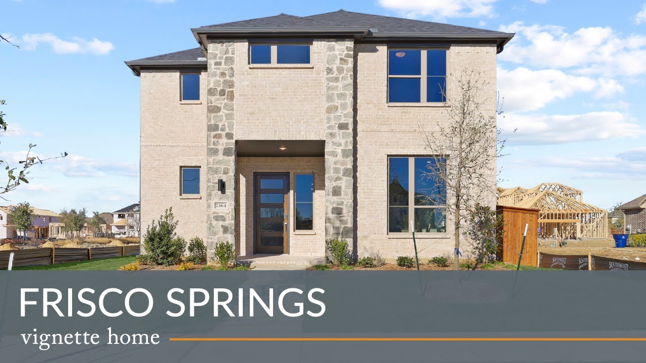 Frisco Springs Model Home | Sauvignon Floor Plan | Frisco, TX | Trophy ...