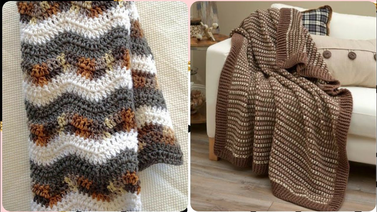 GORGEOUS AND UNIQUE FREE CROCHET AFGHAN BLANKET PATTERN - YouTube