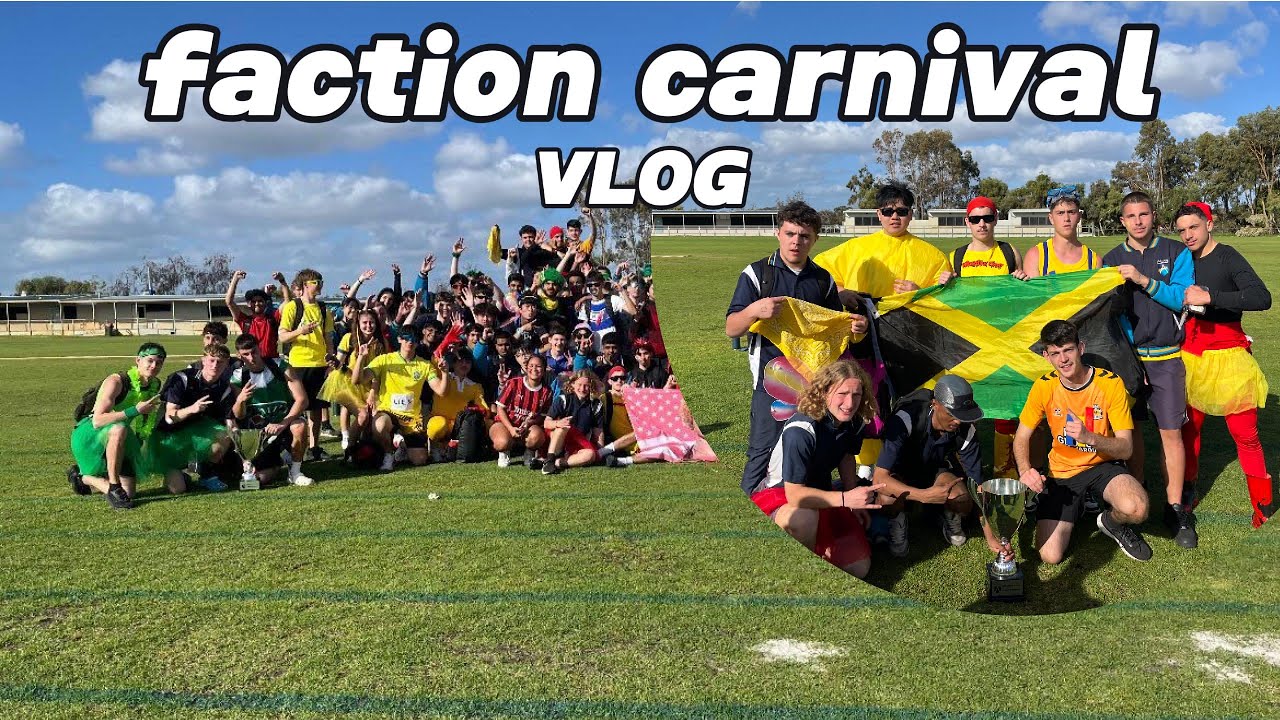 SCHOOL FACTION CARNIVAL VLOG - YouTube