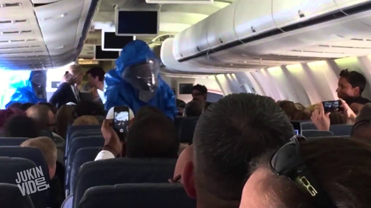 Ebola Scare On US Airways Plane Brings Hazmat Team On Board - YouTube