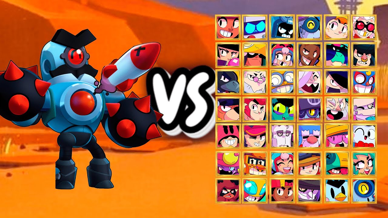 Boss Robot VS All Brawlers | Who Can Defeat Robot? - YouTube