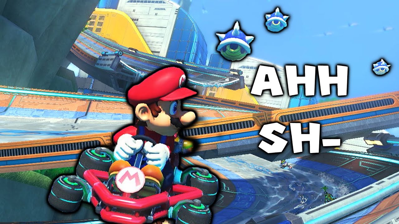 Mastering Blue Shell Dodge in Mario Kart 8 Deluxe - YouTube