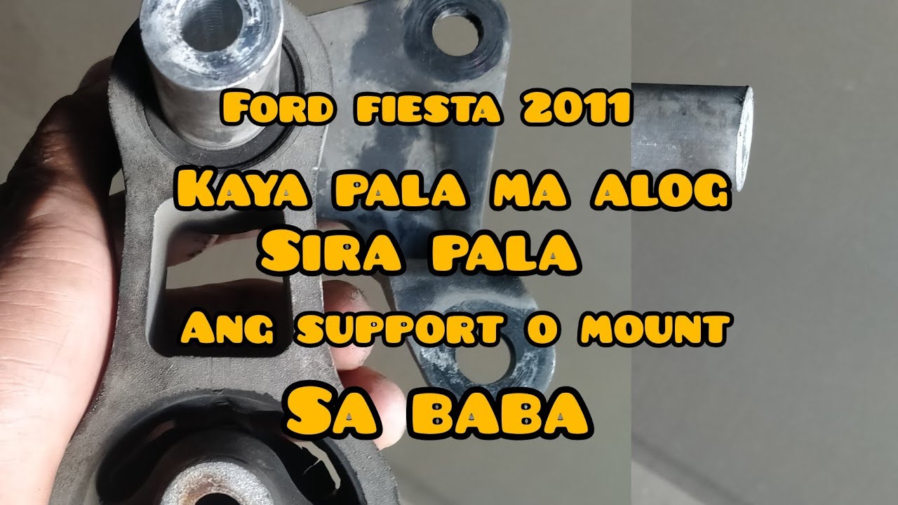 Ford fiesta replace engine mount rear - YouTube