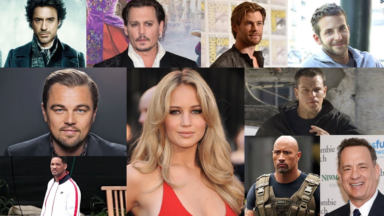 Top 10 Most Popular Hollywood Stars in 2020 - YouTube