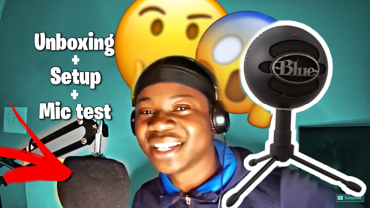 I Finally Got a Mic!! Blue Snowball Ice unboxing + mic test - YouTube