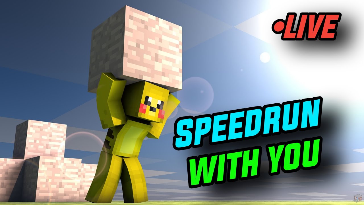 Minecraft Speedrun Live || Join Now || Minecraft Live Stream || Dhruv ...