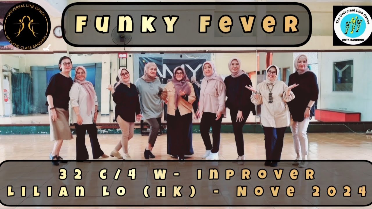 Funky Fever || 32 C / 4 W - improver || Lilian Lo (HK) || Demo By Holland Class - West Java (INA ...