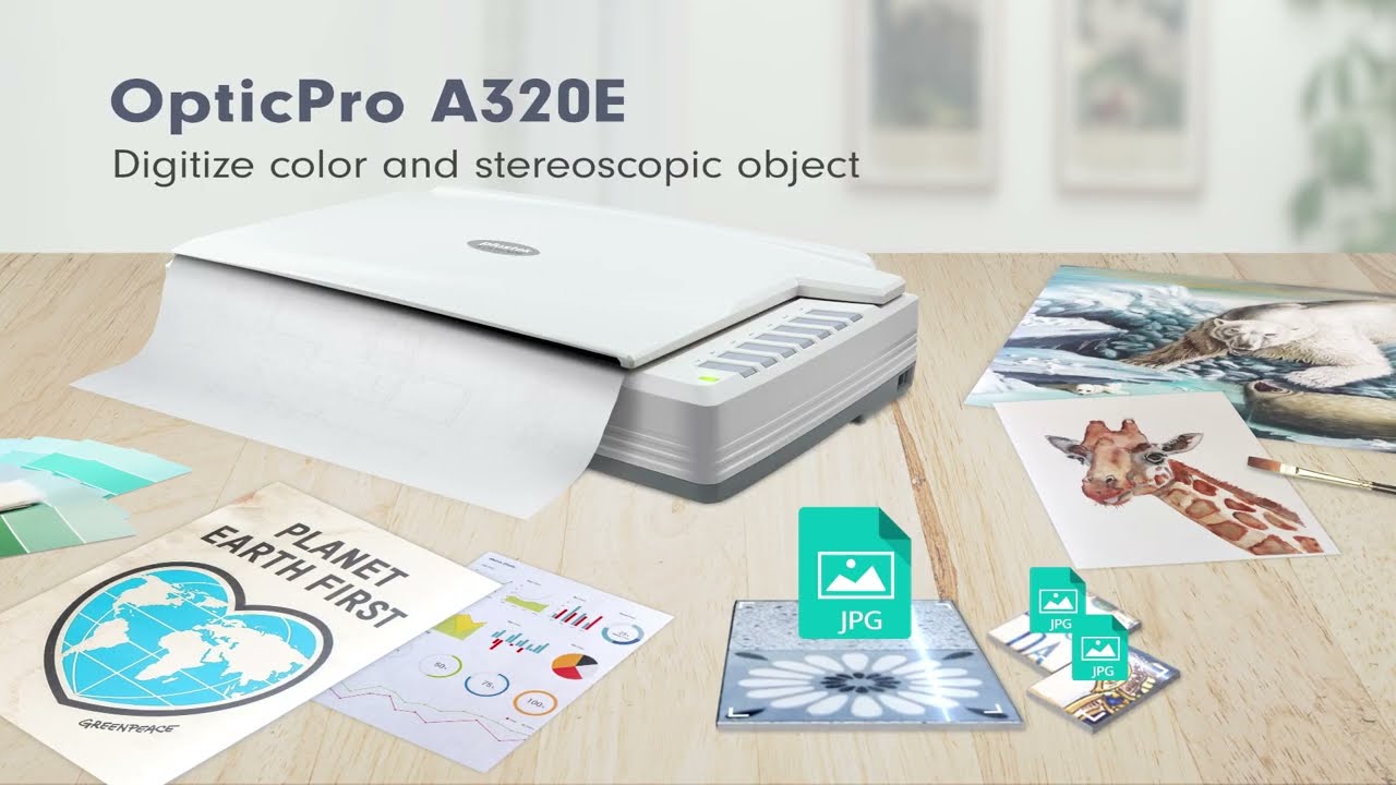 OpticPro A320E- Digitize color and stereoscopic object - YouTube