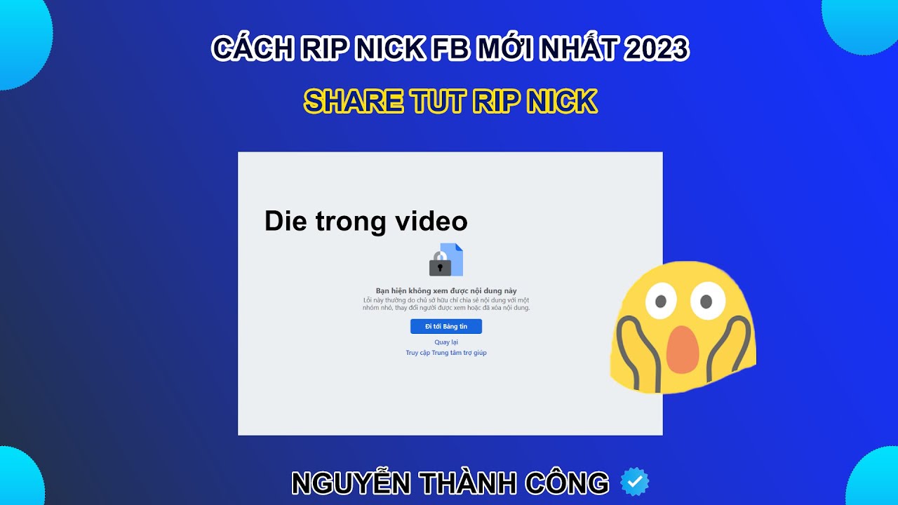 [ Cách Rip Nick Facebook 2023 ] Hướng Dẫn Rip Nick Facebook Mới Nhất ...