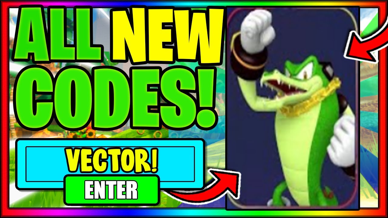 ALL *NEW* SONIC SPEED SIMULATOR CODES *🦎VECTOR UPDATE* Roblox Sonic ...
